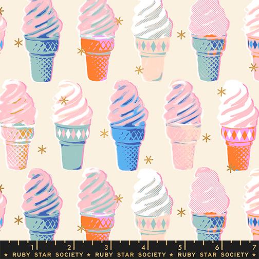 ice cream pattern fabric