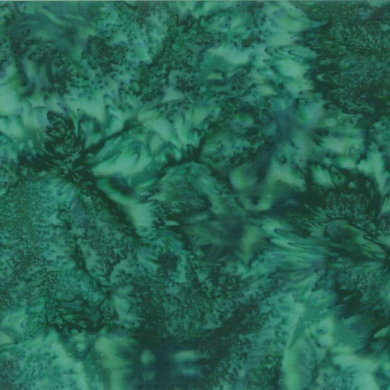 1895 Bali Watercolors Batiks Mallard Green Hoffman Cotton Batik Fabric ...