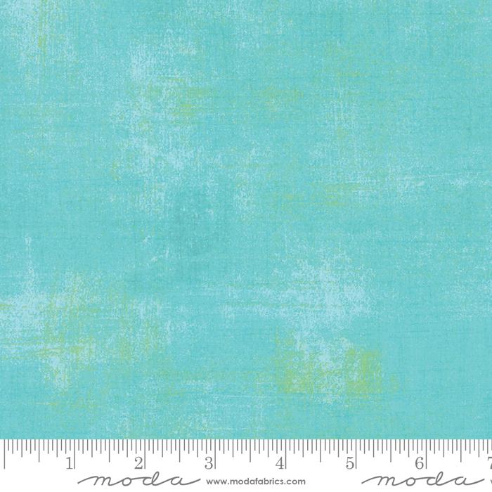 Grunge Basics 108" Wideback Pool Aqua BasicGrey Moda Cotton Fabric MD ...