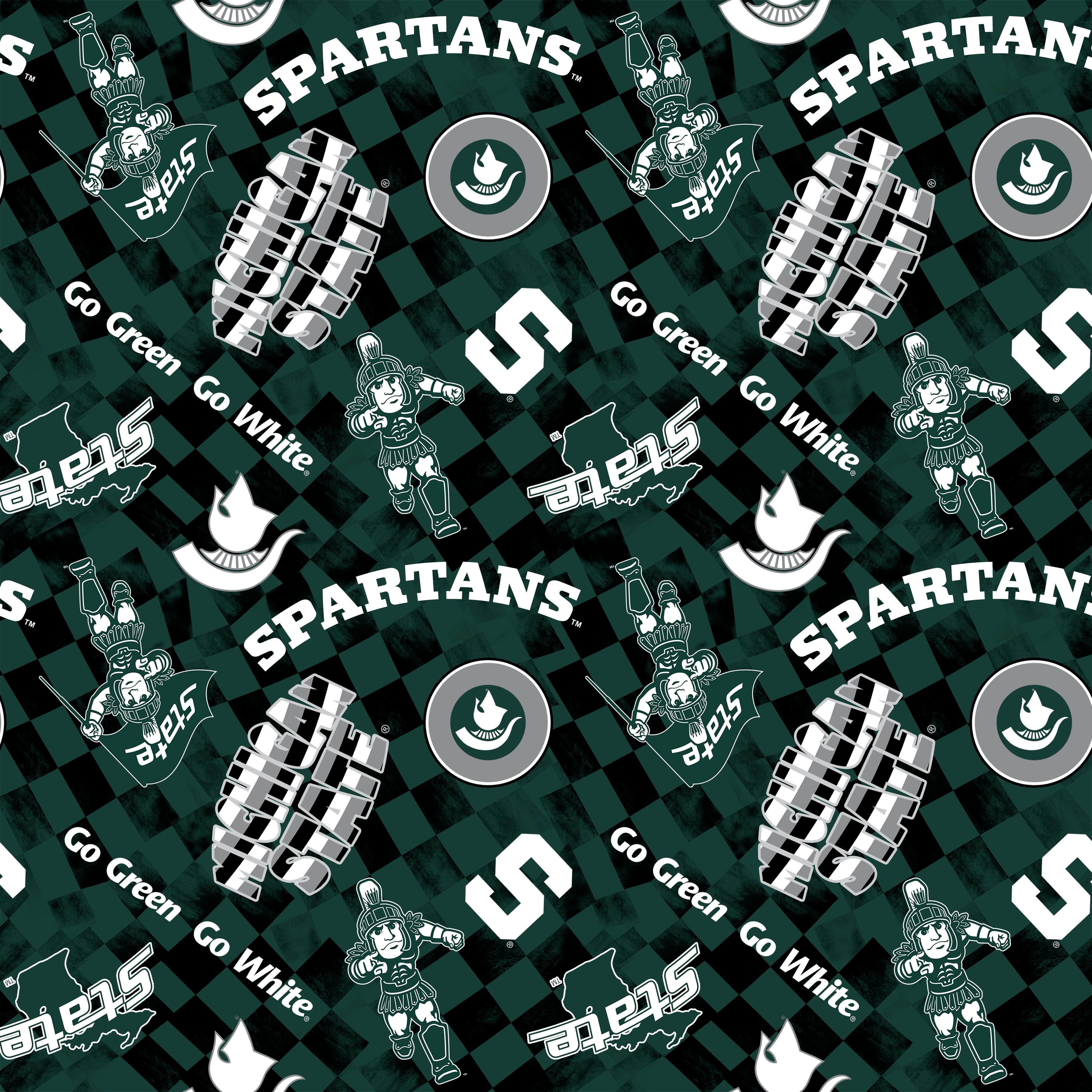 Michigan State Spartans NCAA College Checks Green Sykel Enterprises Ca ...