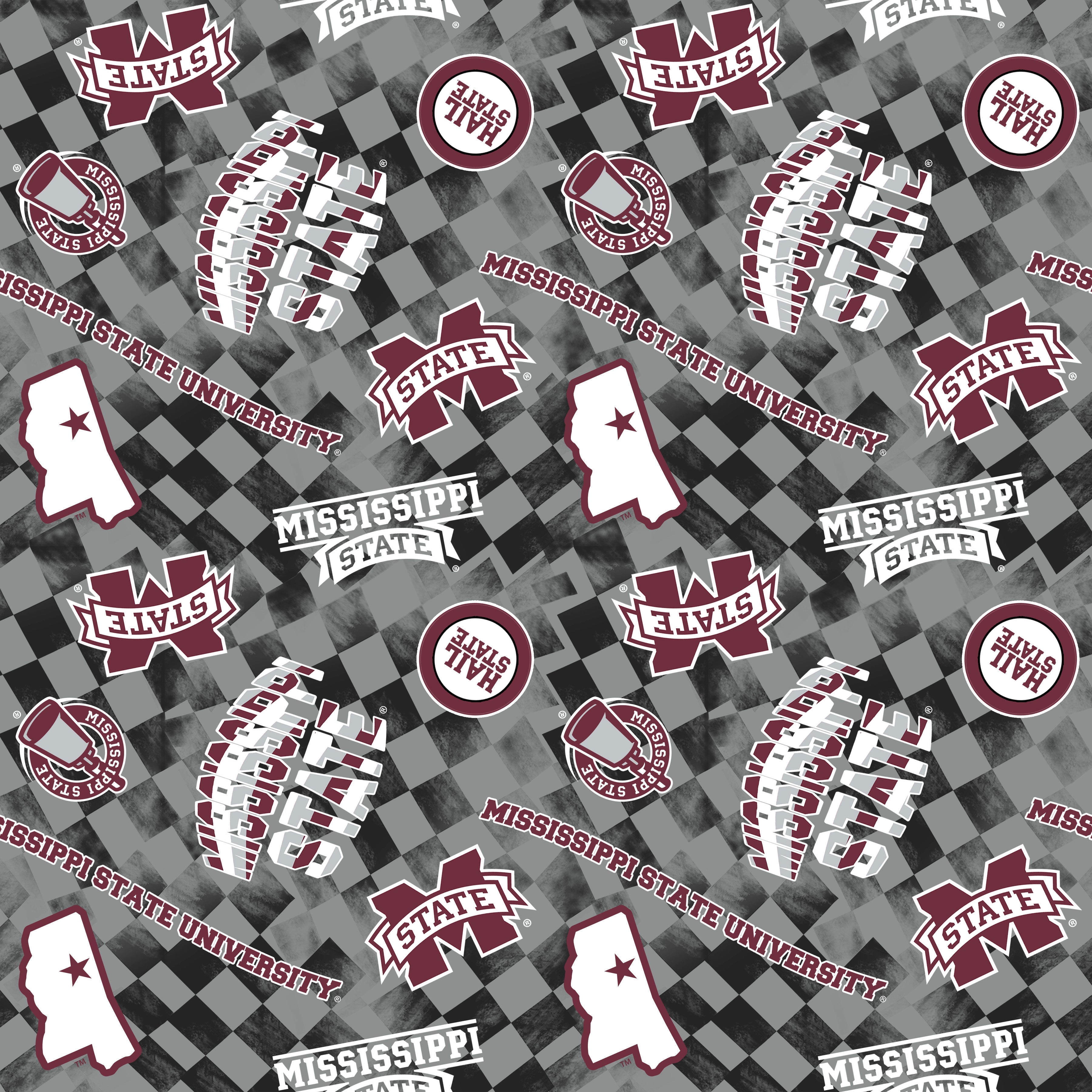 Mississippi State Bulldogs NCAA College Checks Gray Sykel Enterprises ...