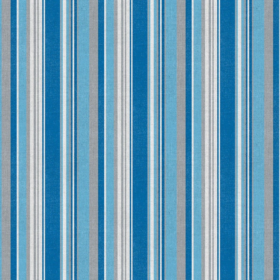 Pride of Detroit Stripes Blue Grey Paintbrush Studios Cotton Fabric PB ...