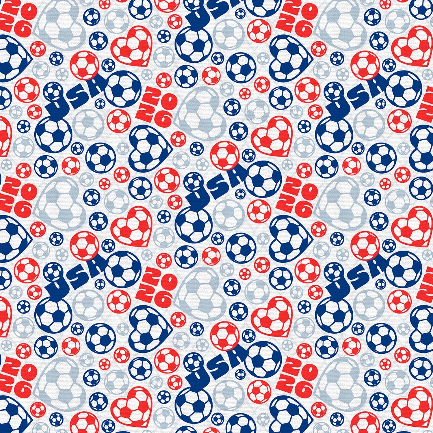 United We Play United States Soccer Ball Toss Blue Red Paintbrush Stud ...