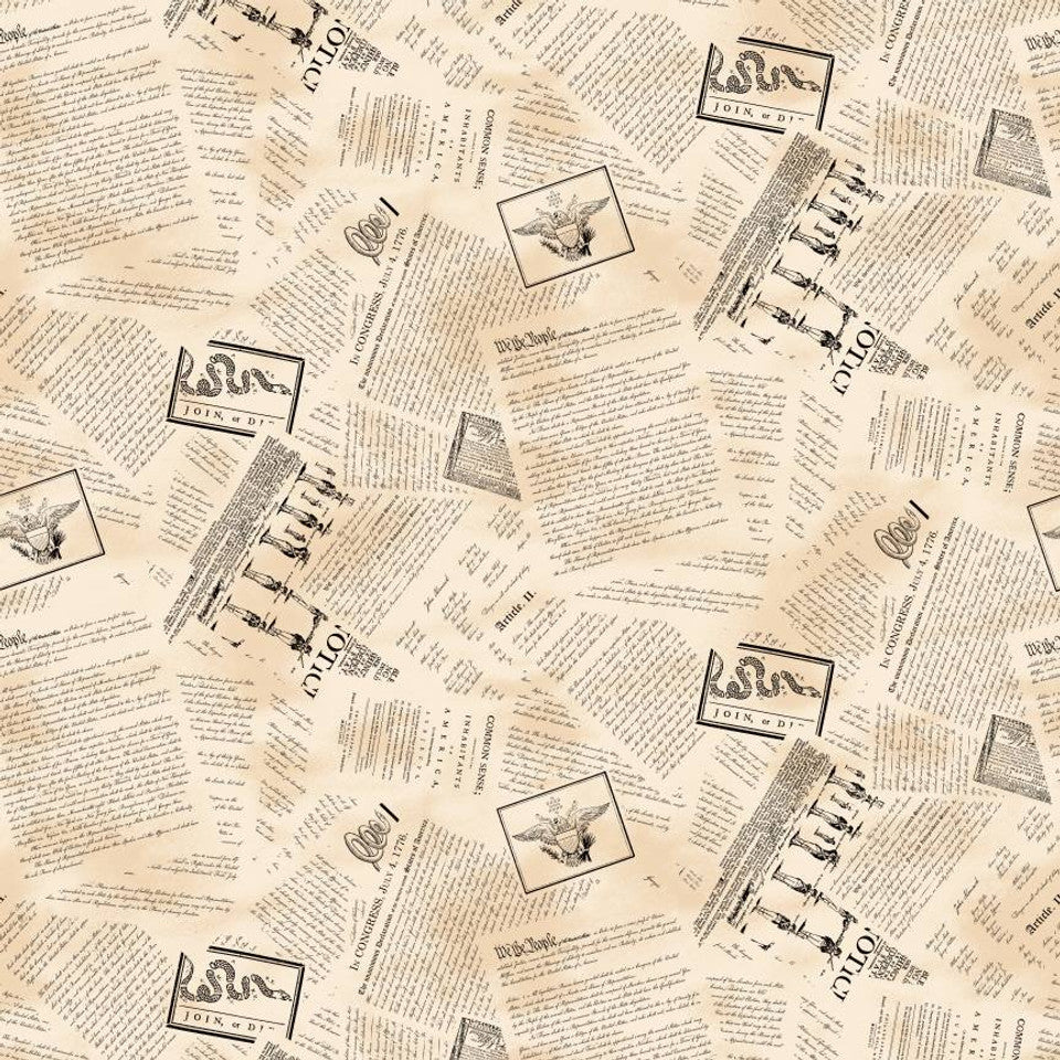 United We Stand Papers Texture Cream Chestnut House Studios Studio E C ...