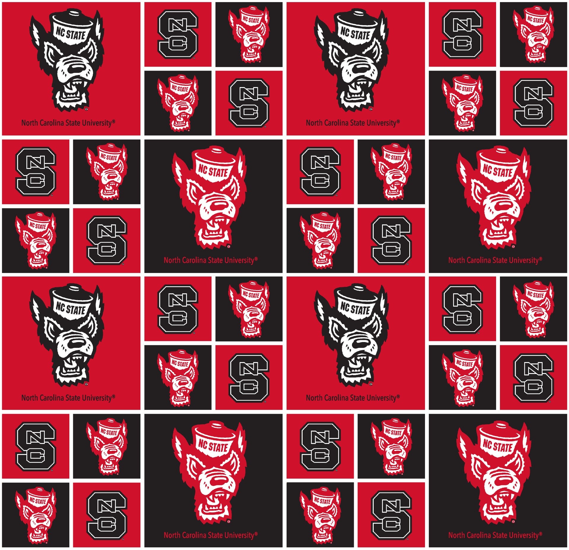North Carolina State Wolfpack NCAA College Blocks Sykel Enterprises Co ...
